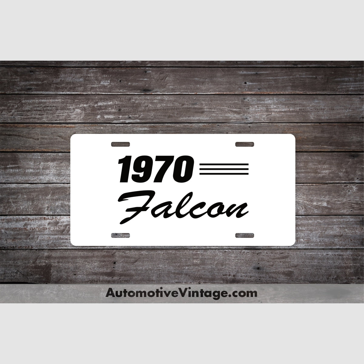 1970 Ford Falcon License Plate – Automotive Vintage