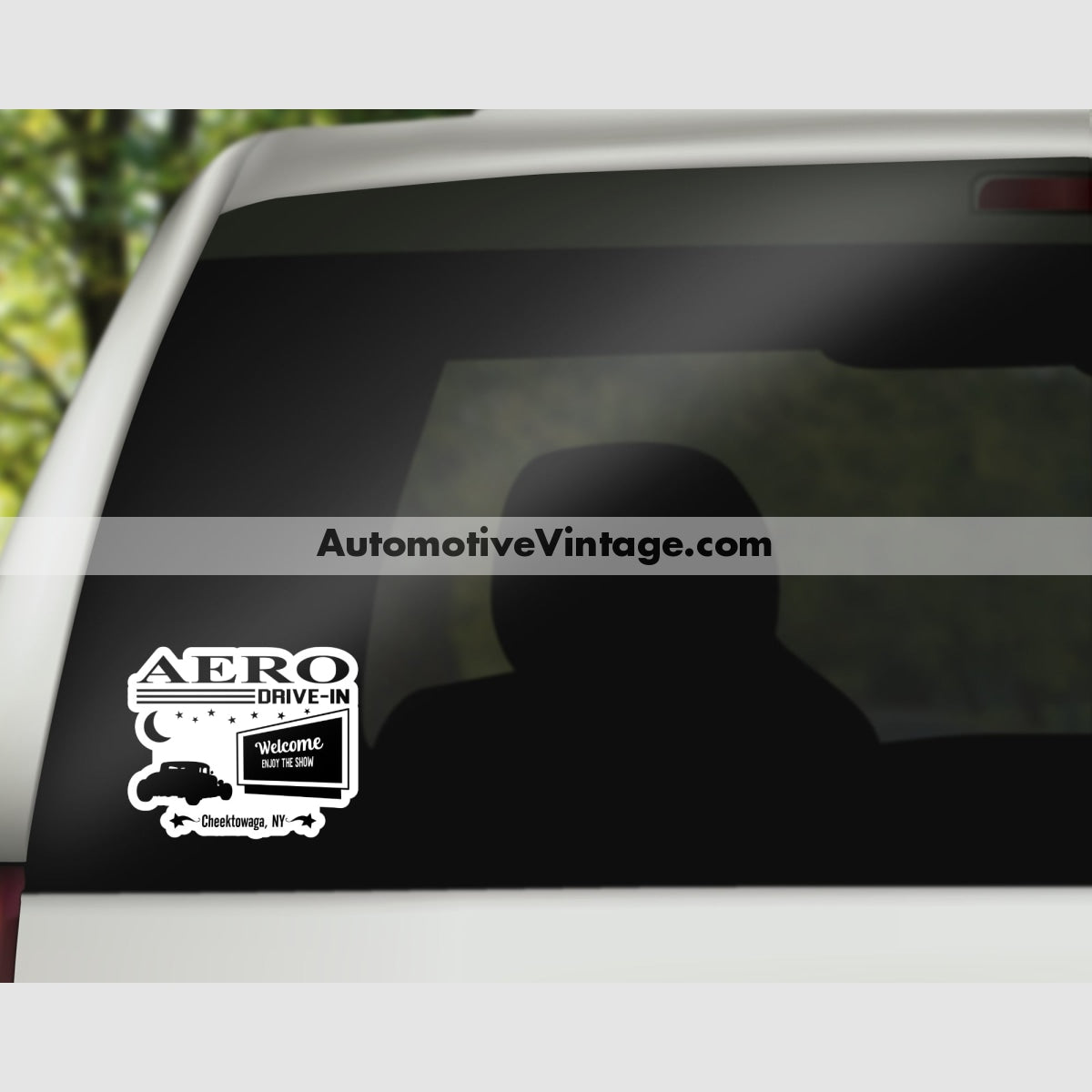 Aero Drive In, Cheektowaga, New York Drive-In Sticker – Automotive Vintage