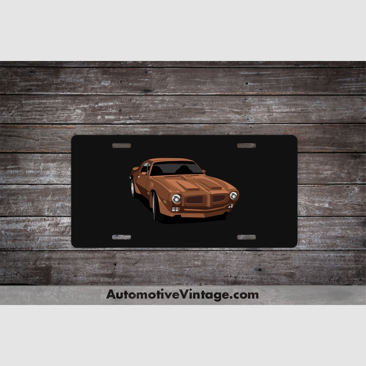 CHiPs Pontiac Firebird Famous Car License Plate – Automotive Vintage