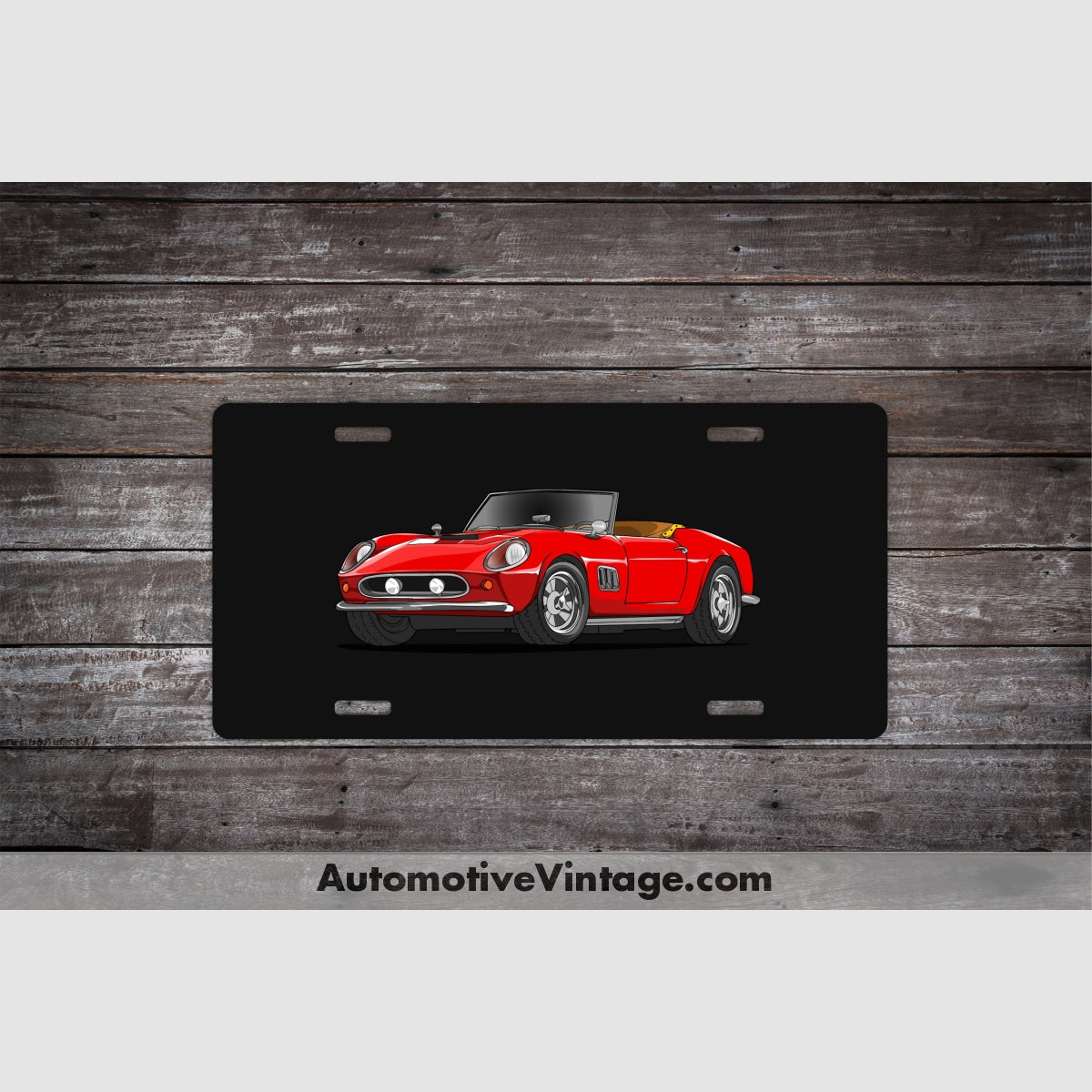 Ferris Bueller Ferrari Famous Car License Plate – Automotive Vintage