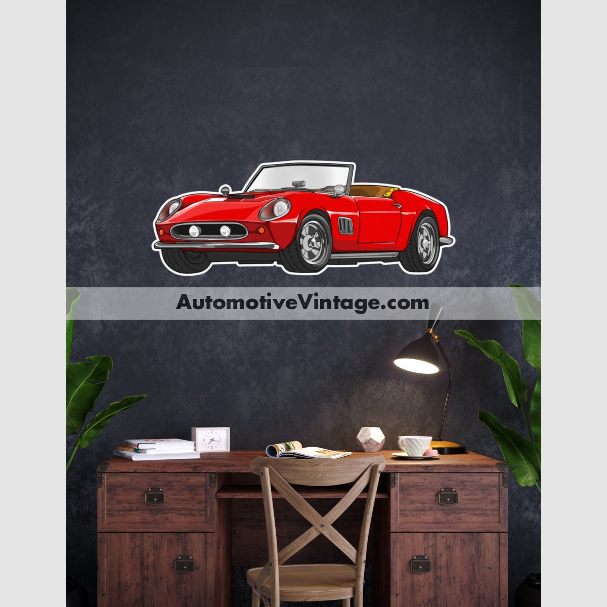Ferris Bueller's Day Off Ferrari Famous Car Wall Sticker – Automotive ...