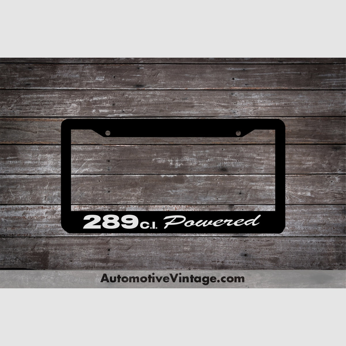 Ford Engine Size License Plate Frames – Automotive Vintage