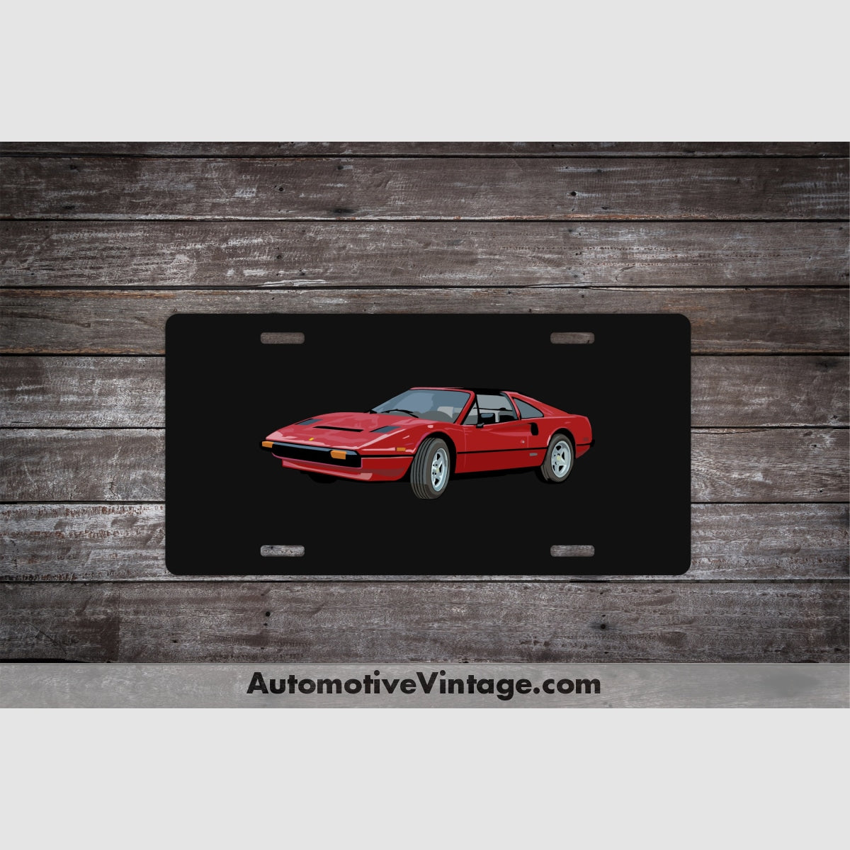 Magnum PI Ferrari Famous Car License Plate – Automotive Vintage