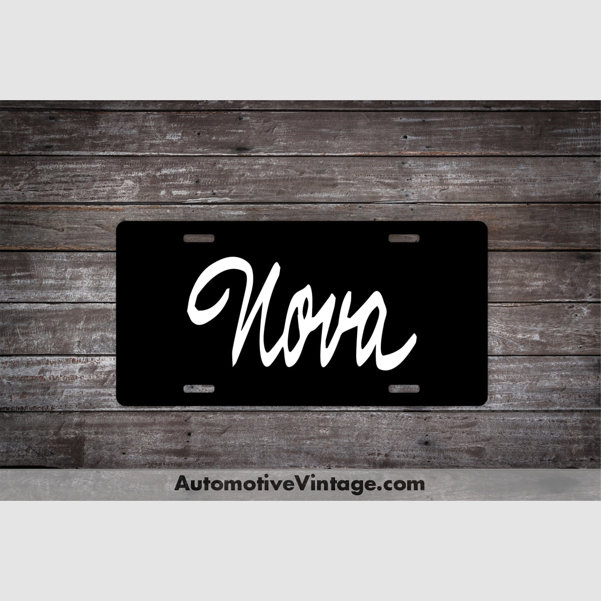 Chevrolet Nova Late 60's Car License Plate – Automotive Vintage