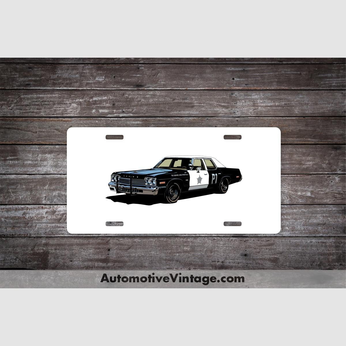 The Blues Brothers Monaco Famous Car License Plate – Automotive Vintage