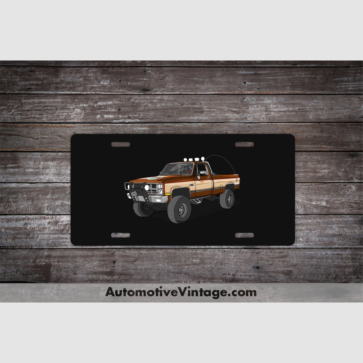 The Fall Guy GMC Sierra Famous Car License Plate – Automotive Vintage