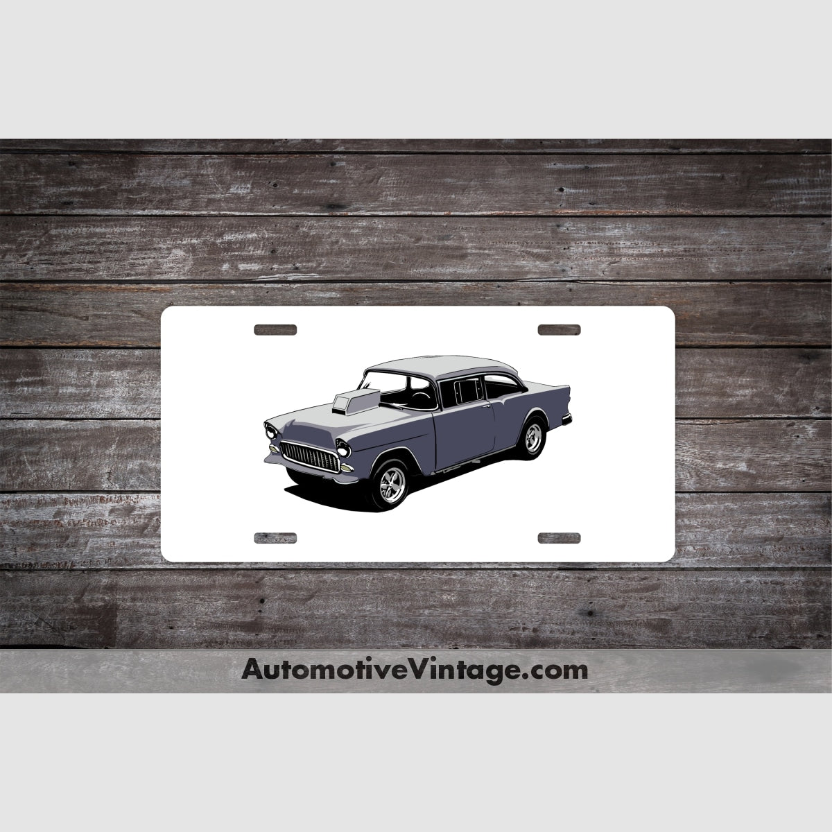 Two Lane Blacktop 1955 Chevy Famous Car License Plate – Automotive Vintage