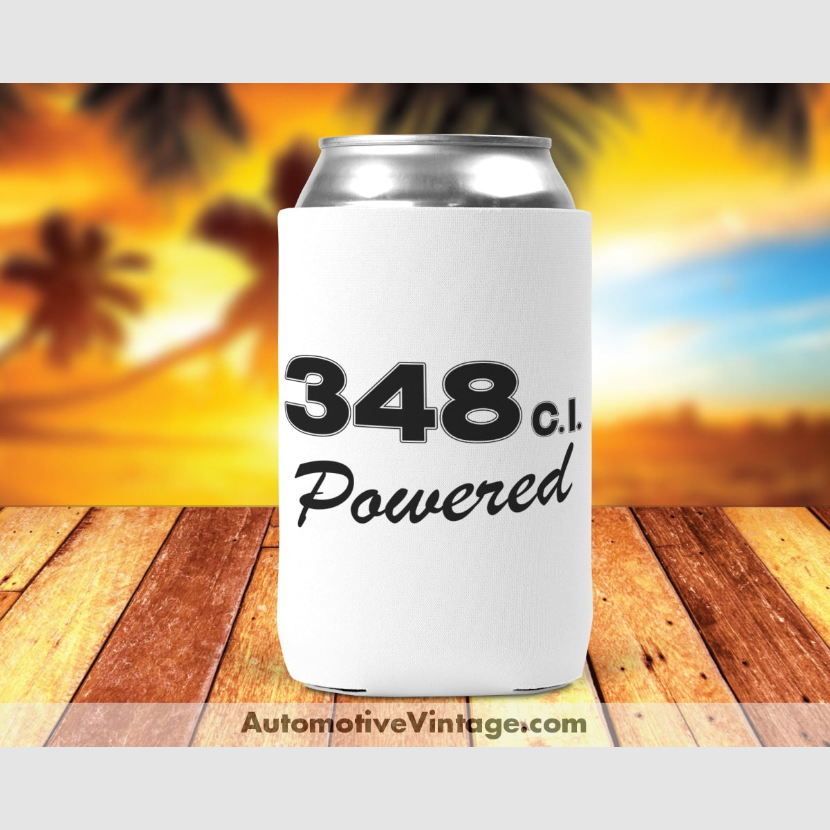 Chevrolet 348 c.i. Powered Engine Size Can Cooler – Automotive Vintage
