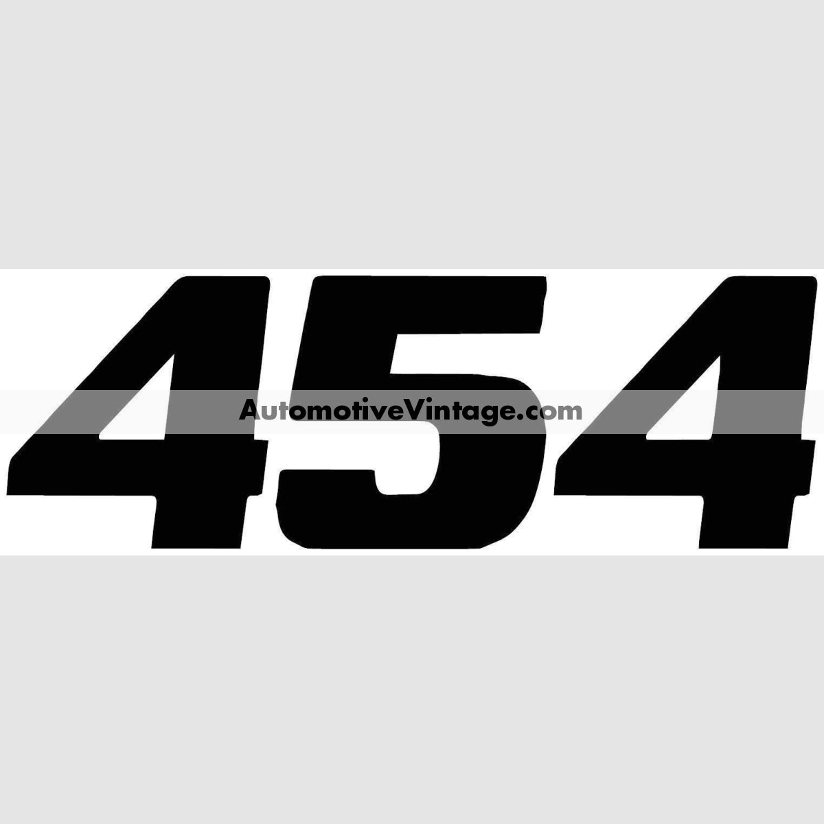 Chevrolet 454 Engine Size Vinyl Stickers (PAIR) – Automotive Vintage